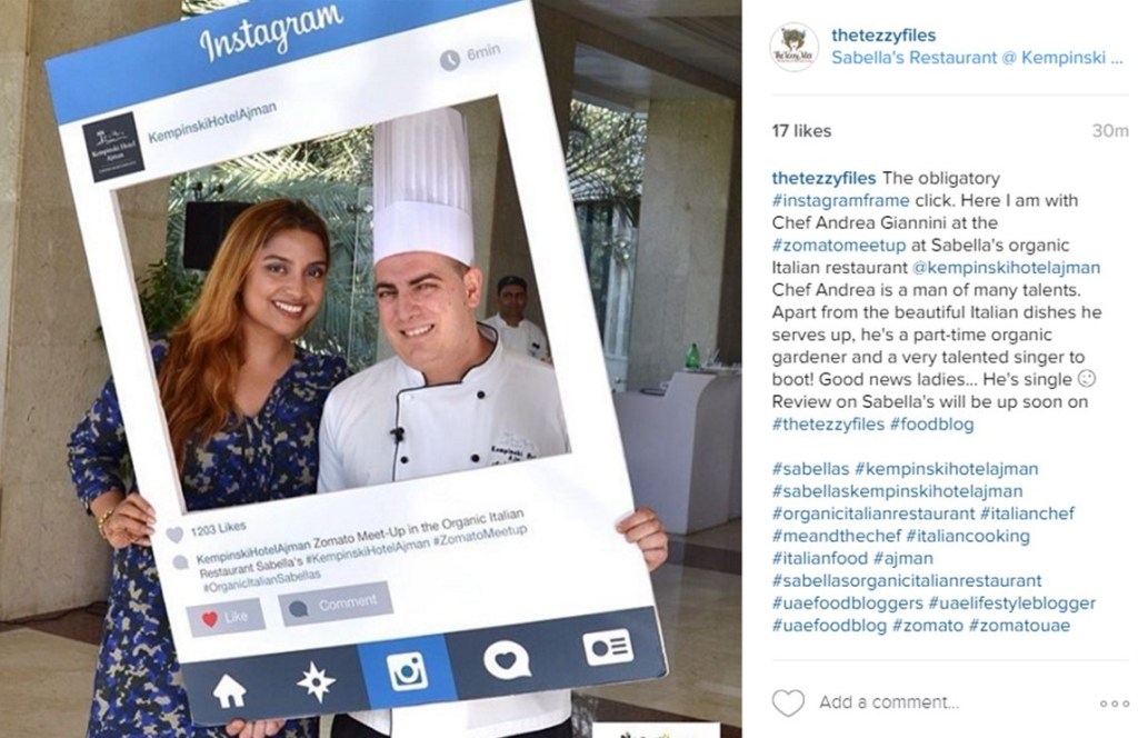 Sabella’s Organic Italian Restaurant (Kempinski Hotel, Ajman) – The ...